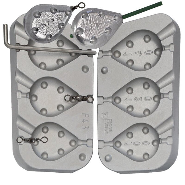 Lead Mold Code 043 100-120-140g – fishingleadmolds.com